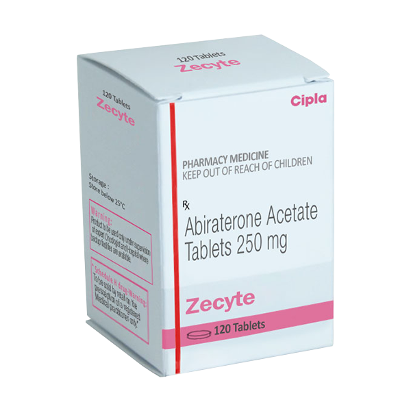 Zecyte (abiraterone-acetate) 250mg, Best sell Indian Generic Zytiga